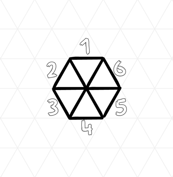 Geomegic • Coloring Geometric patterns – 2 Color Designs