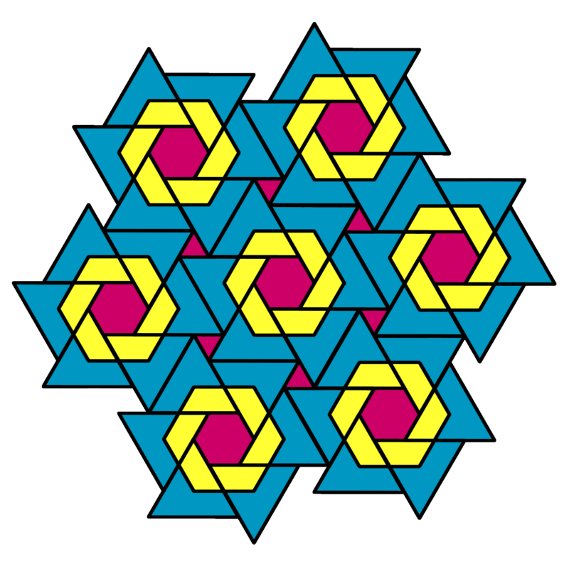 Geomegic • “Triangled Pinwheel” Coloring Pattern